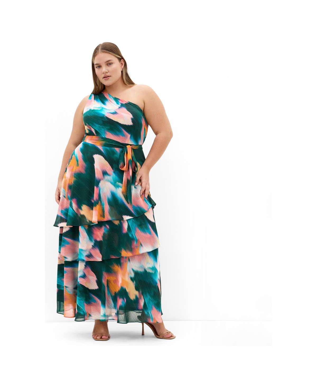 Click here for City Chic Womens Plus Size Rendezvous One Shoulder... prices