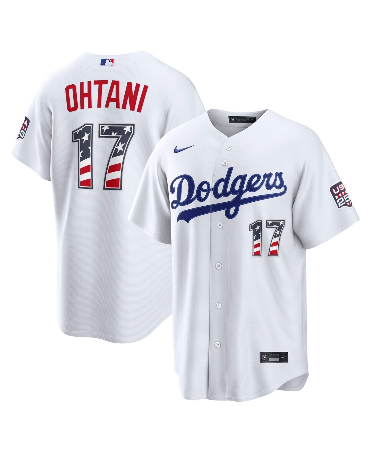 Click here for Nike Mens Shohei Ohtani White Los Angeles Dodgers... prices