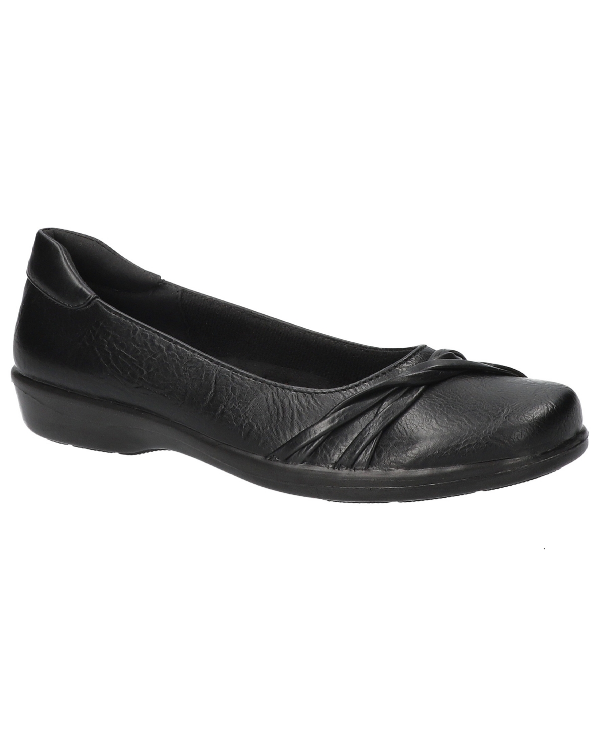 Click here for Easy Street Womens Paulie Slip-On Flats - Black prices