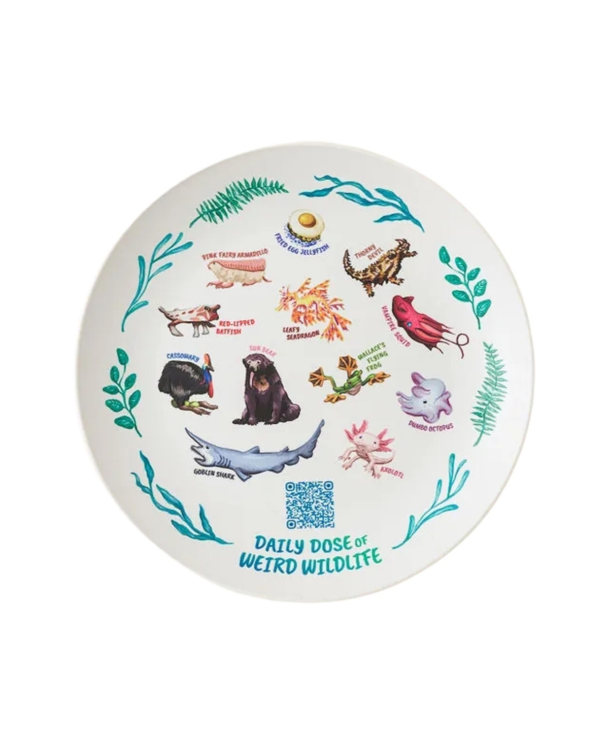 Click here for Uncommon Goods Weird Animal Facts 1-Pc. Kids Plate... prices