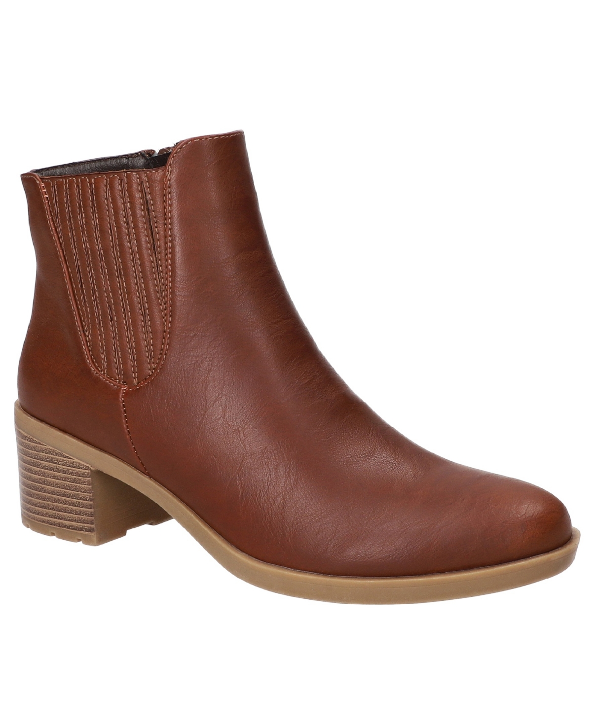 Click here for Easy Street Womens Tulsa Ankle Booties - Tan prices