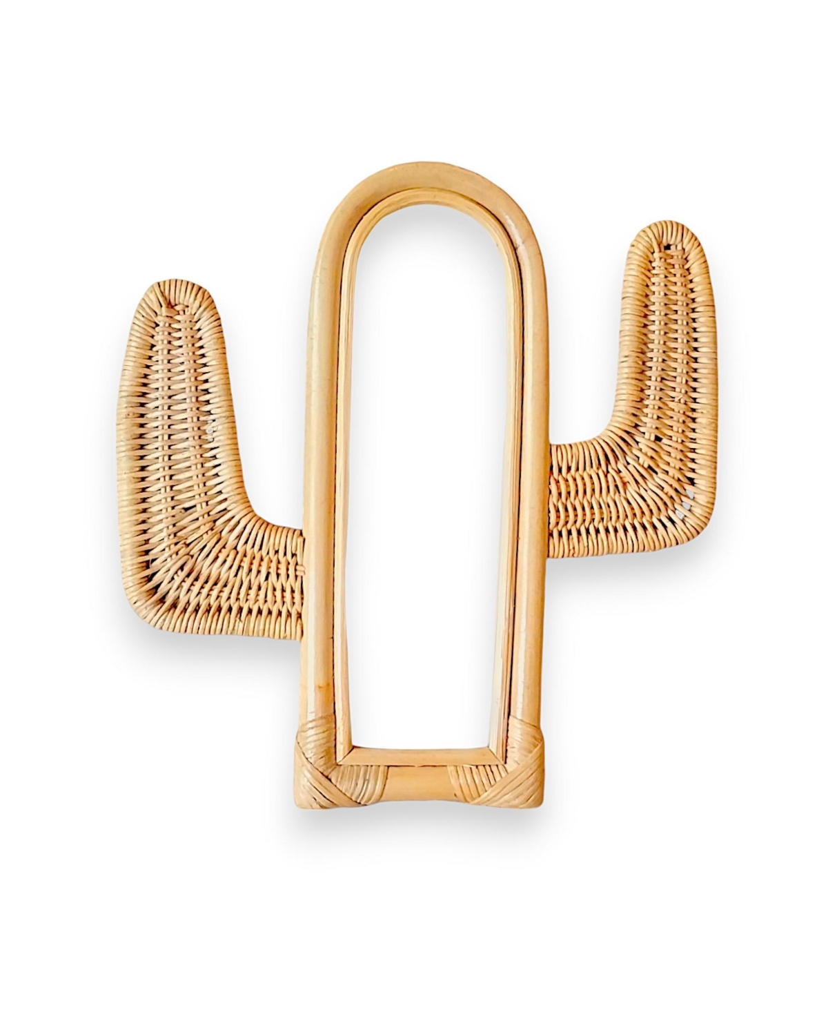 Click here for The Artisan & Company  Rattan Cactus Mirror - Natu... prices