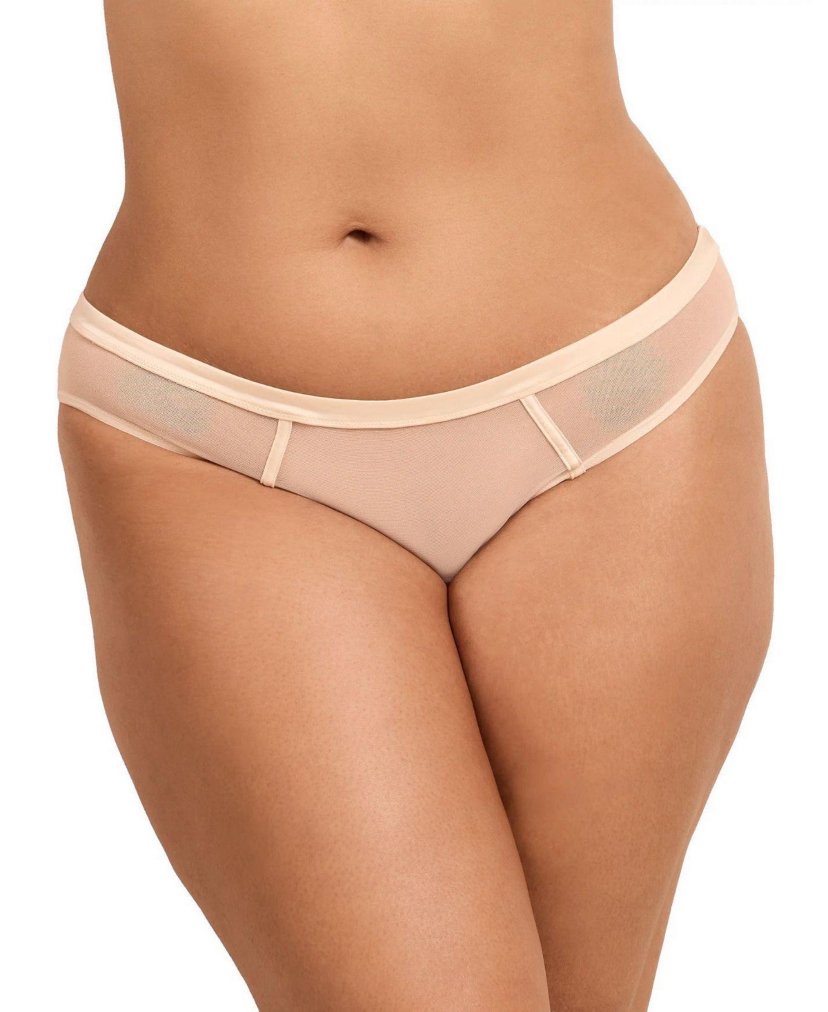 Click here for Adore Me Plus-Size Elen Bikini Panty - Light beige prices