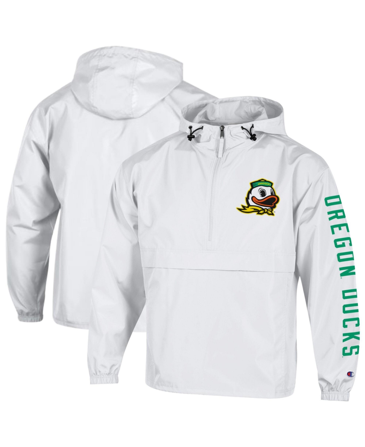 Click here for Champion Mens White Oregon Ducks Cloud Packable Ha... prices