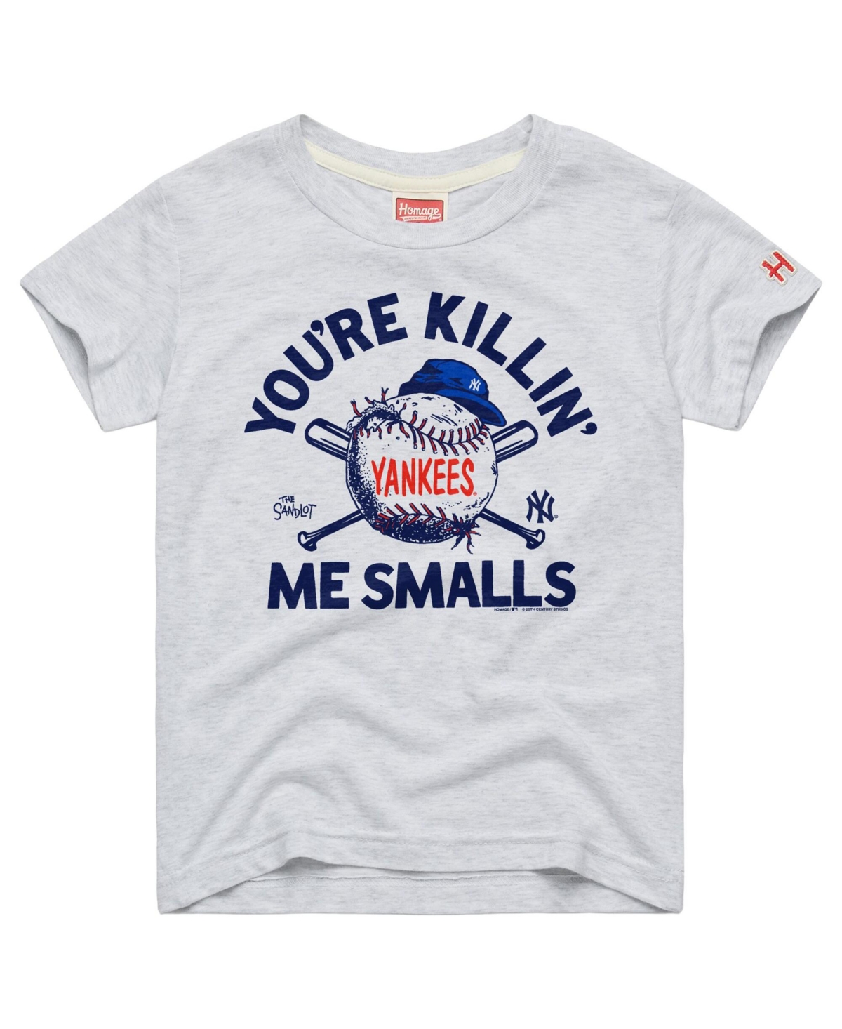 Click here for Homage Big Boys and Girls Ash New York Yankees x T... prices