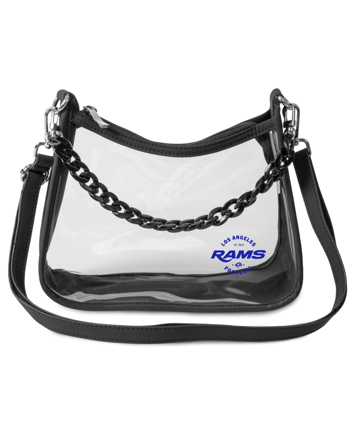Click here for Logo Brands Los Angeles Rams Alternate Clear Purse prices