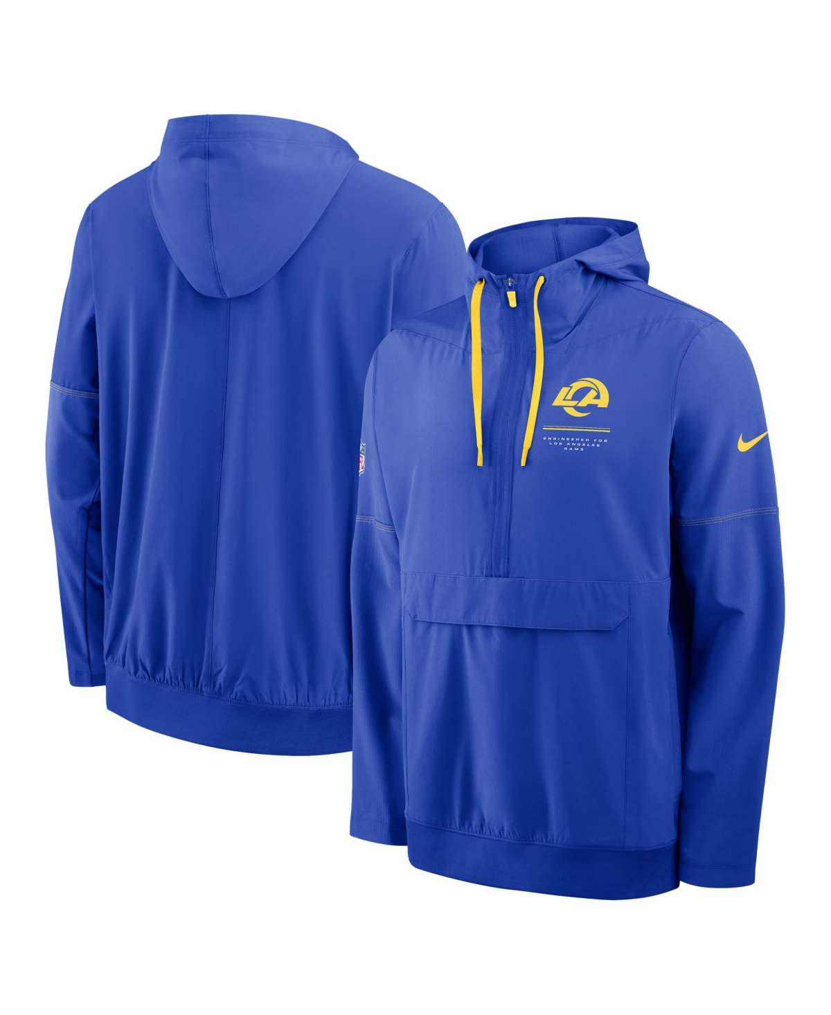 Click here for Nike Mens Royal Los Angeles Rams Sideline Anorak H... prices