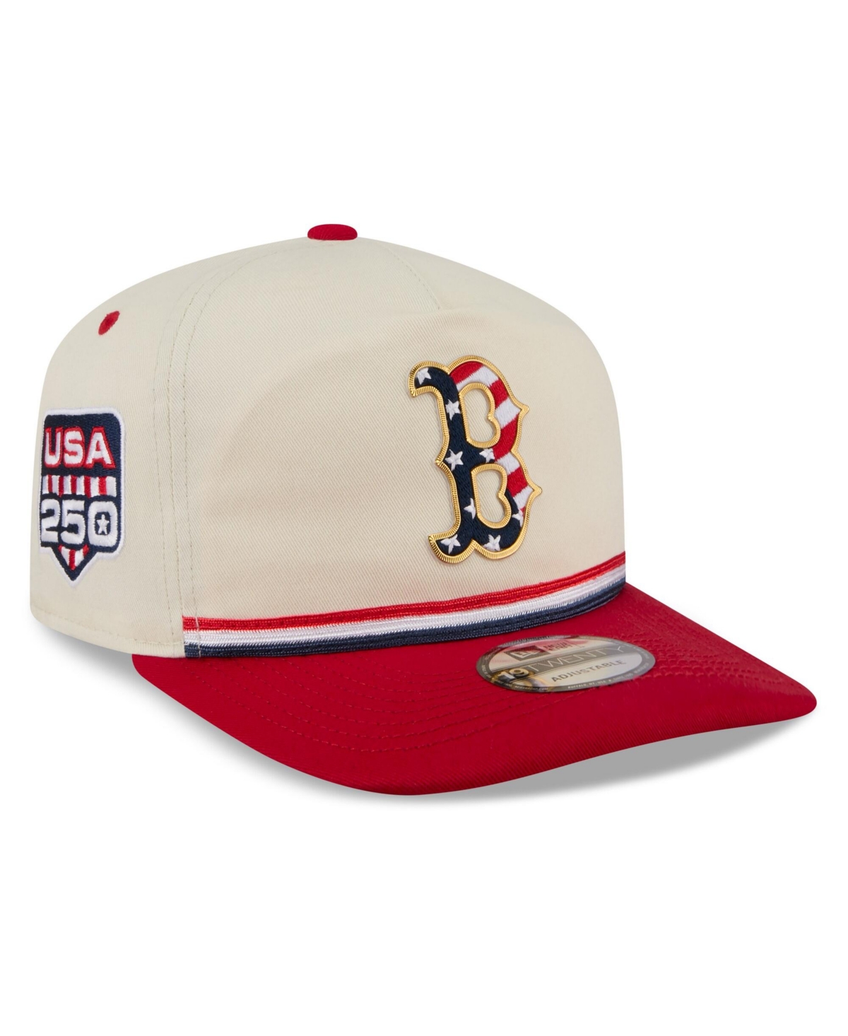 Click here for New Era Mens Cream/Red Boston Red Sox Usa 250 Four... prices