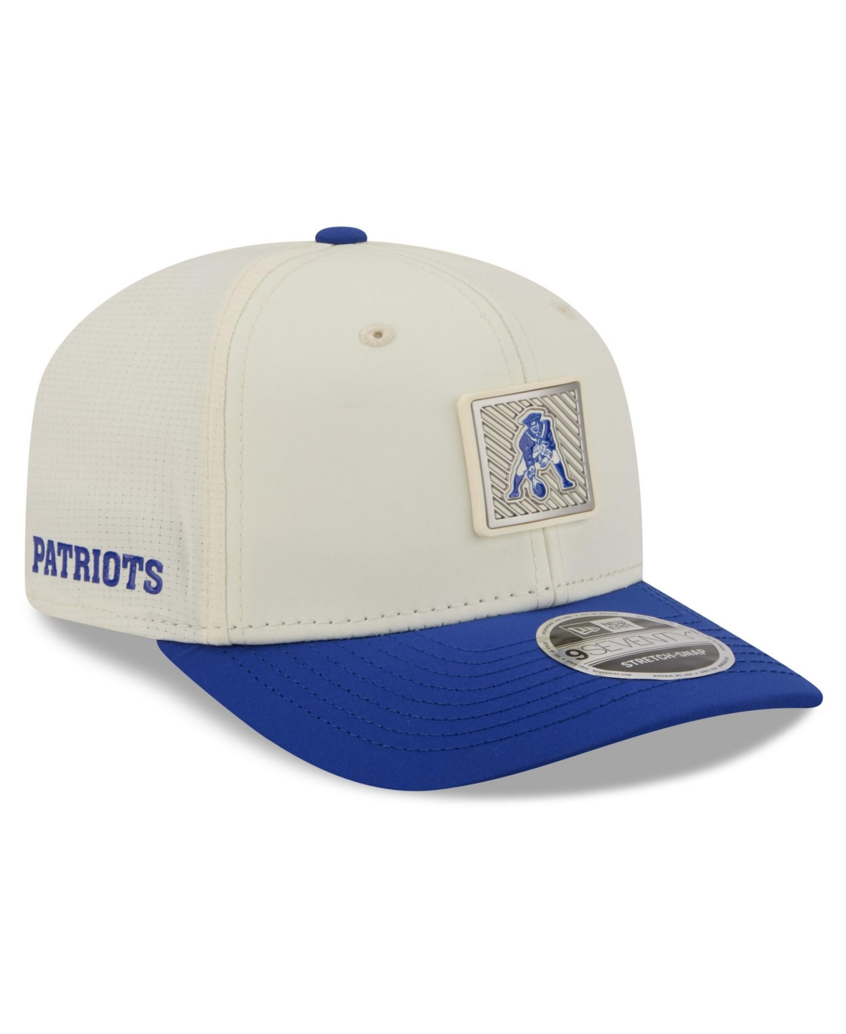 Click here for New Era Mens Cream/Royal New England Patriots 2026... prices