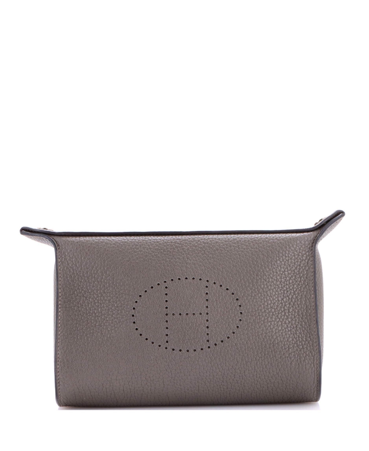 Click here for Pre-Owned HERMES Videpoches Bag Togo - Grey prices