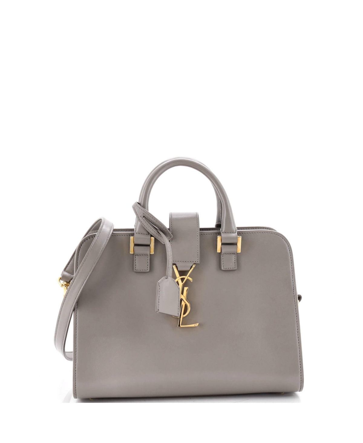 Click here for Pre-Owned Saint Laurent Baby Monogram Cabas Leathe... prices