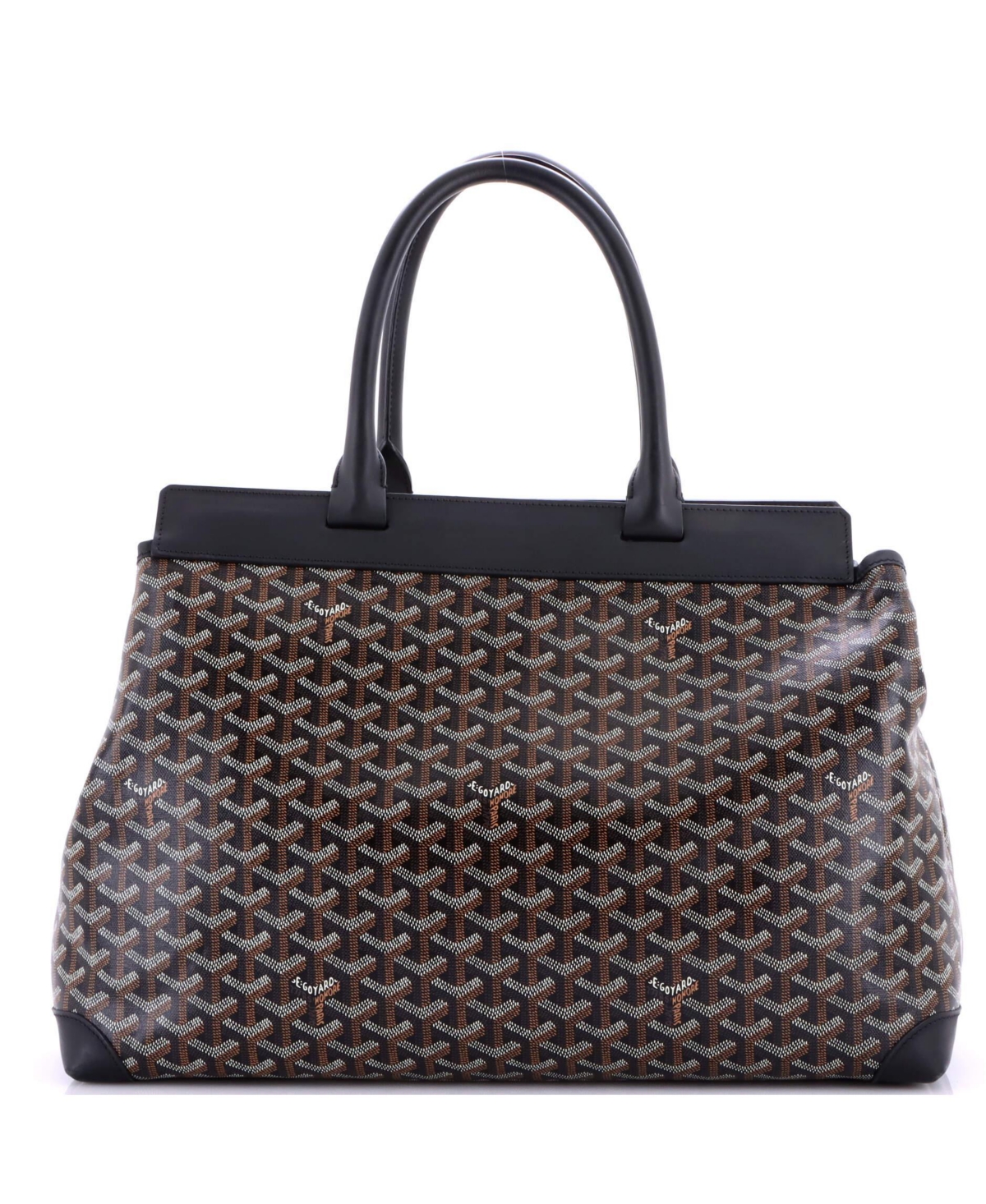 Click here for Pre-Owned Goyard Gm Bellechasse Bag Coated Canvas... prices