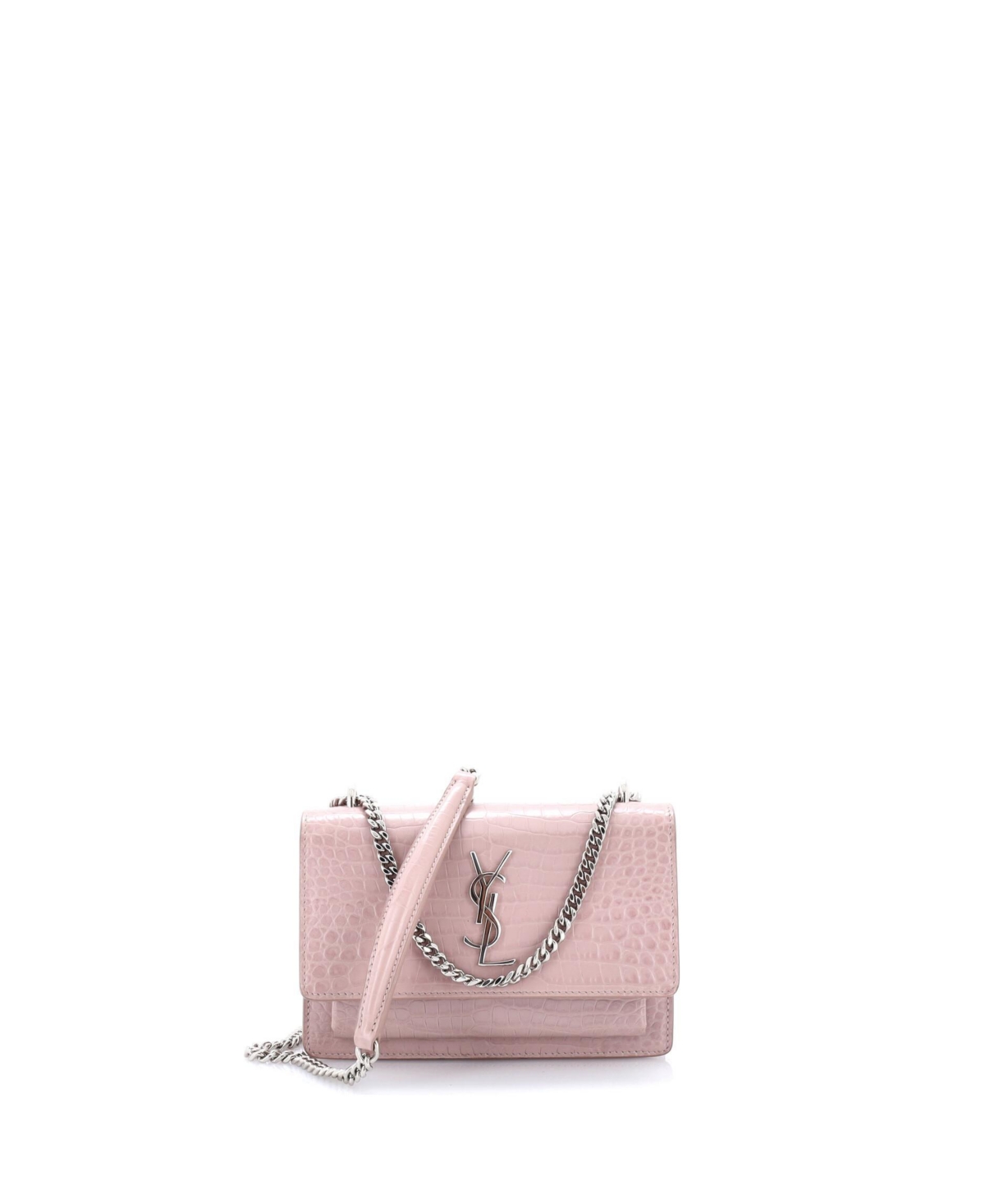 Click here for Pre-Owned Saint Laurent Sunset Chain Wallet Emboss... prices
