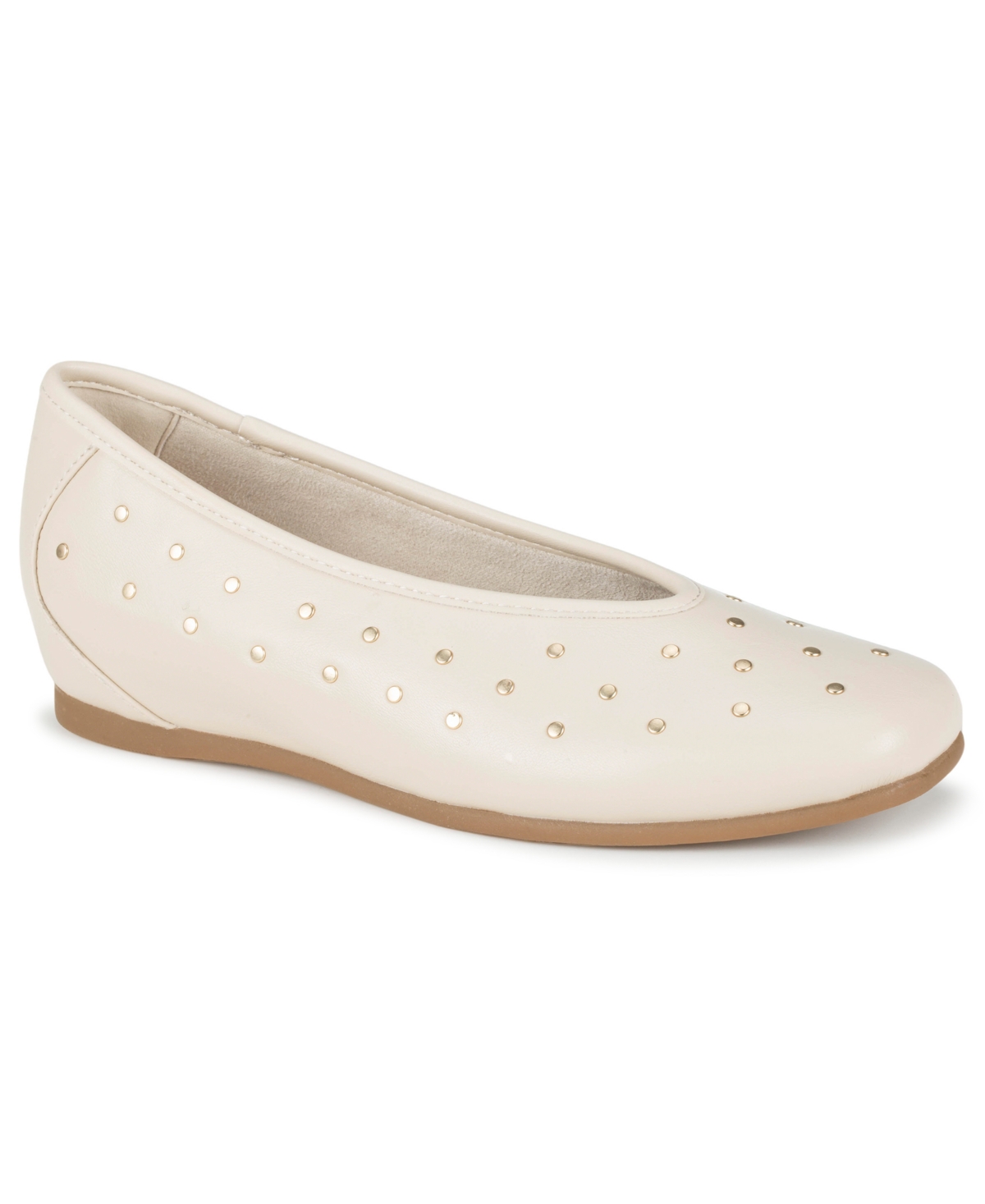 Click here for Baretraps Womens Ryalie Studded Slip-On Flats - Cr... prices