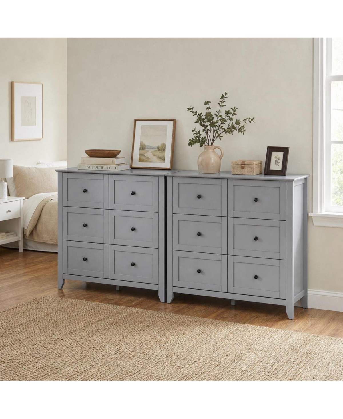 Click here for Gaomon Set of 2 â 6-Drawer Storage Dresser  54 M... prices
