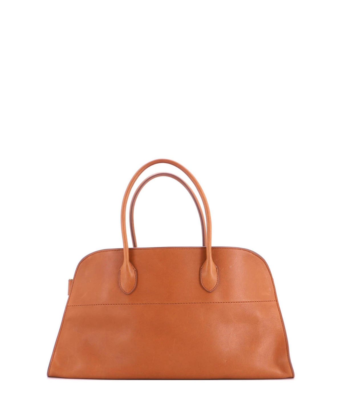 Click here for Pre-Owned The Row 17 E/W Margaux Tote Leather - Br... prices