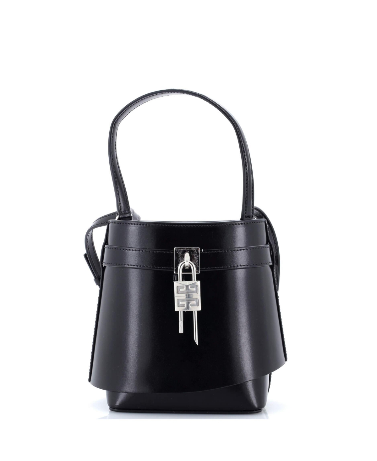 Click here for Pre-Owned Givenchy Gv Shark Lock Bucket Bag Leathe... prices
