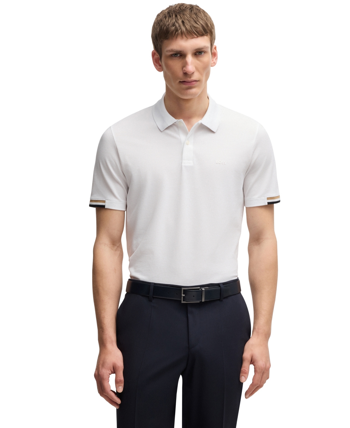 Click here for Boss by Hugo Boss Mens Regular-Fit Rubberized Logo... prices