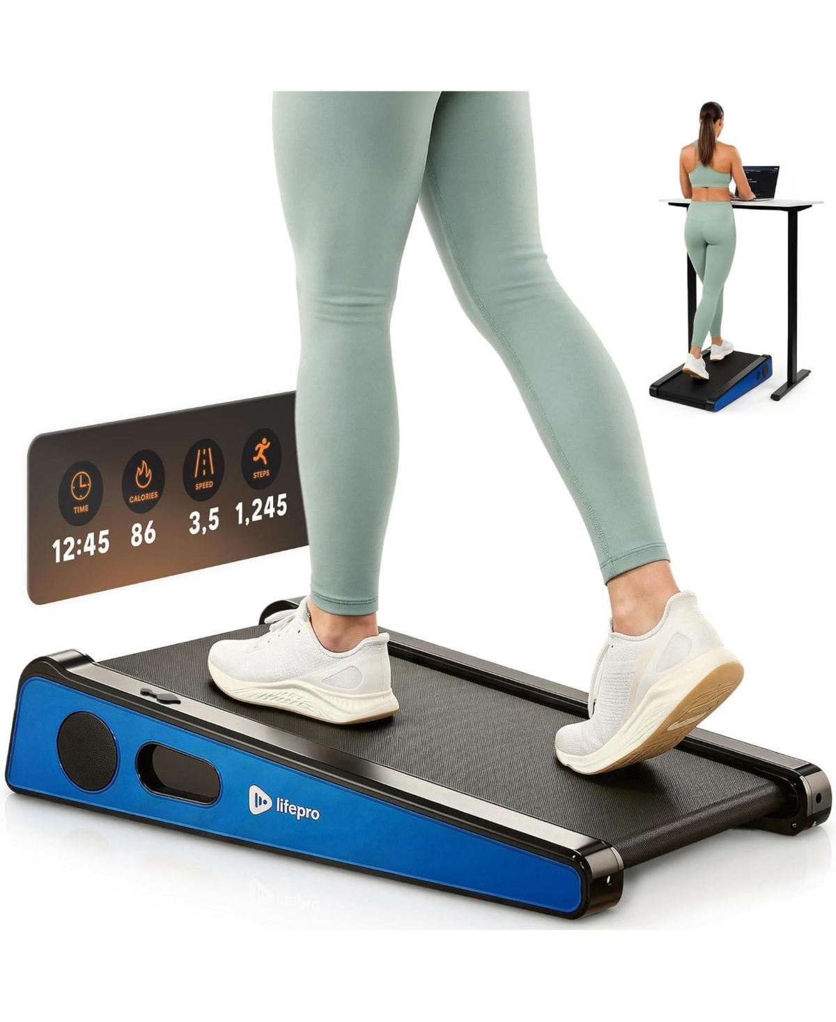 Click here for LifePro 30in Portable Under Desk Mini Treadmill &#... prices