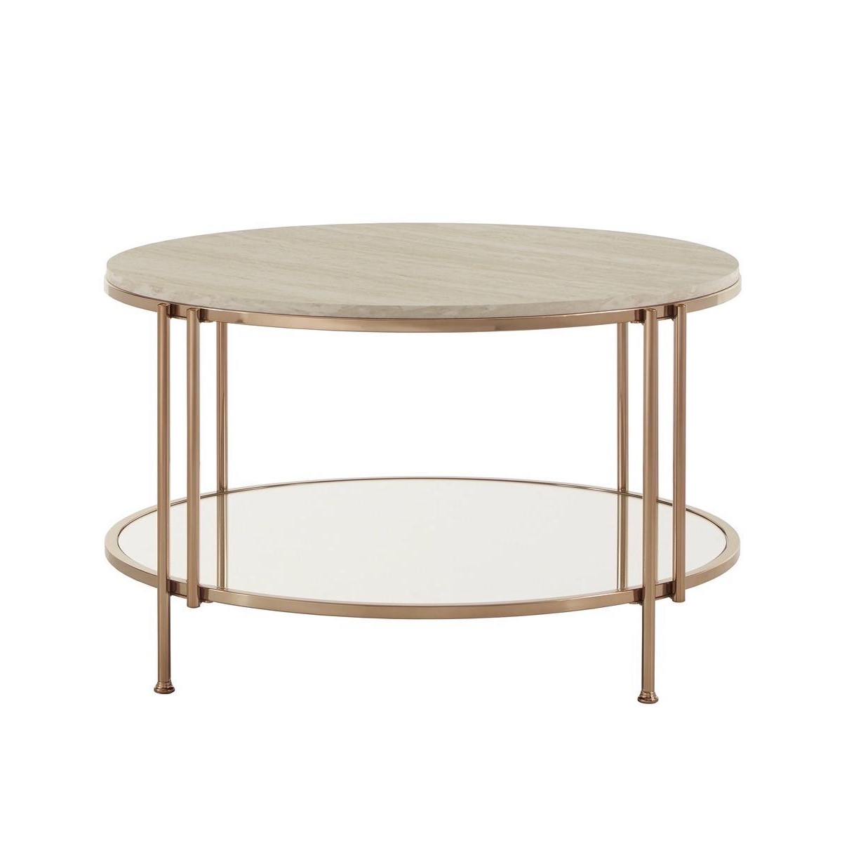 Click here for iNSPIRE Q Coffee Table With Faux Marble Top and Mi... prices