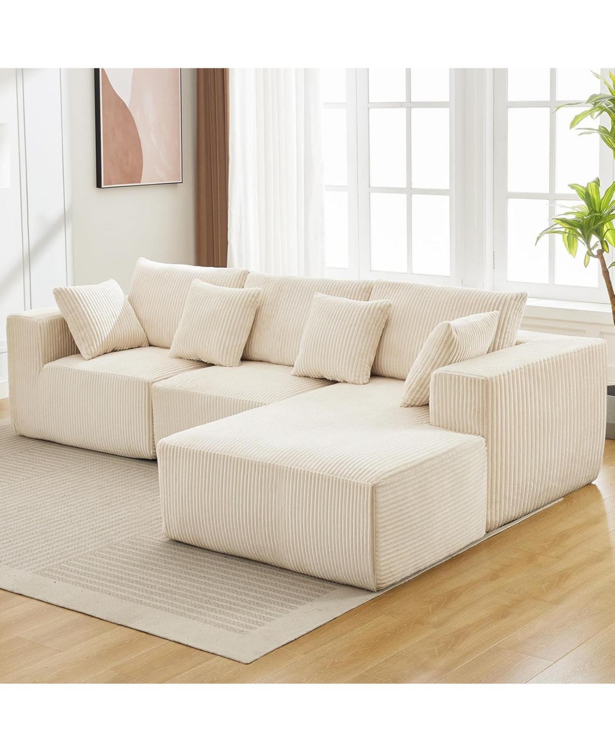 Click here for gaomon Modular Sectional Sofa Cloud-Like L-Shaped... prices