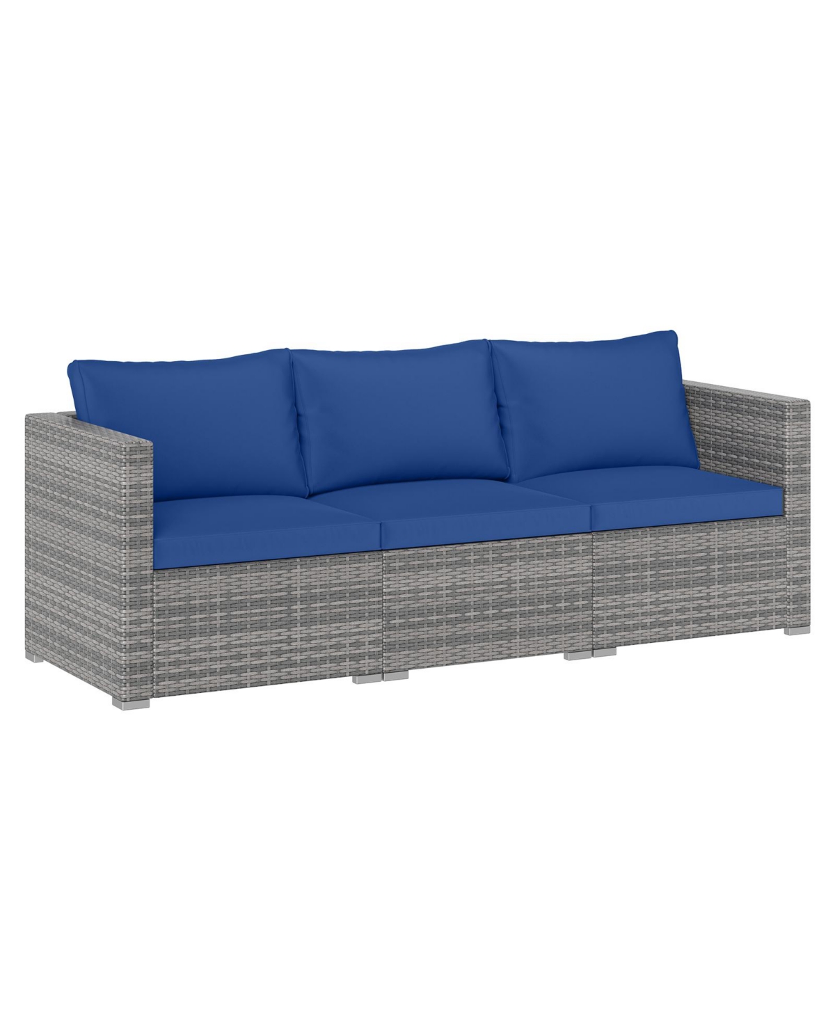Click here for Sugift 3-Piece Modular Pe Rattan Sectional Sofa wi... prices