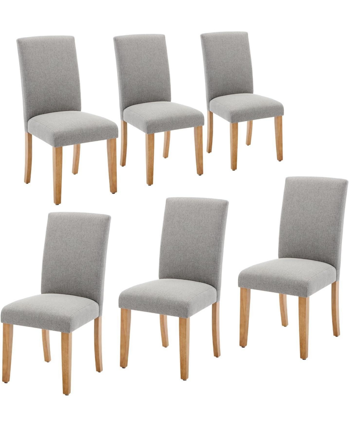 Click here for gaomon Modern Fabric Upholstered Dining Chairs Set... prices