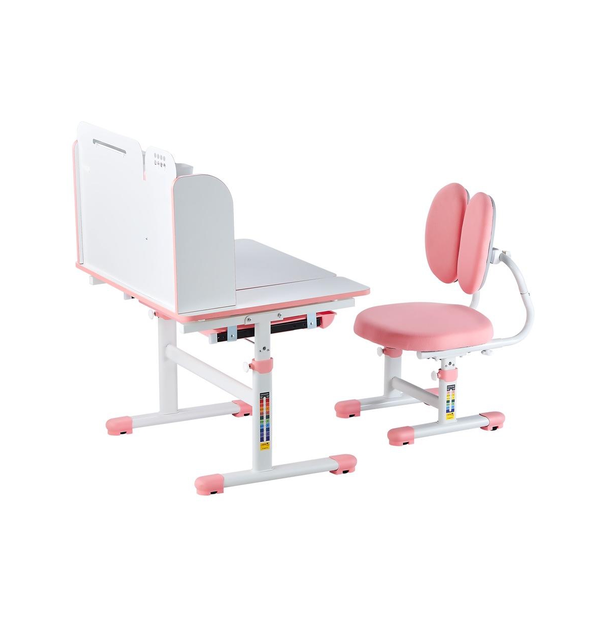 Click here for Sugift Kids Study Desk and Chair Set with Bookshel... prices