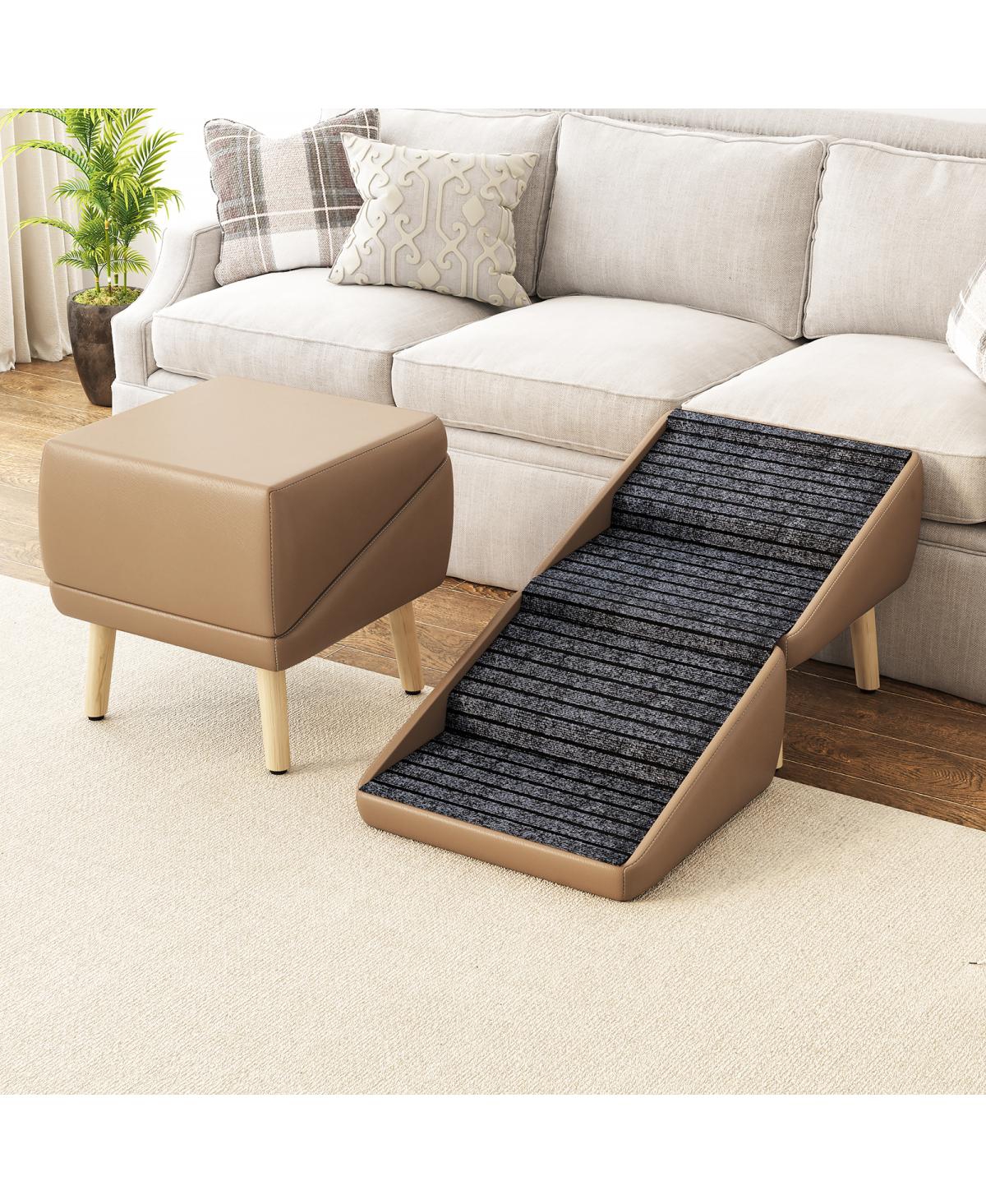 Click here for Streamdale 2-in-1 Foldable Wooden Pet Stairs and O... prices