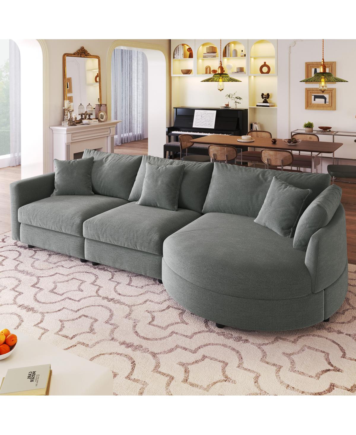 Click here for Streamdale Furniture 107 3-Piece Chenille Sectiona... prices