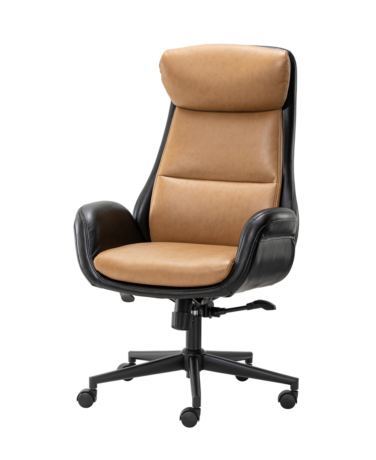 Click here for Glitzhome Mid-Century Modern 47.75 Leatherette Hig... prices