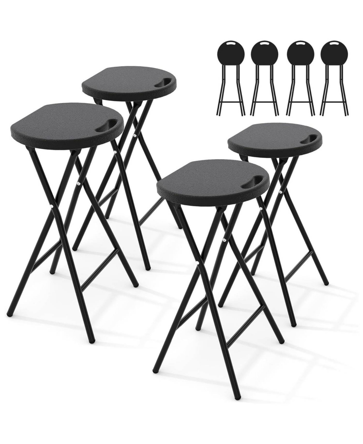 Click here for gaomon 4 Piece 28 Inch Ourdoor Folding Stool  Fold... prices