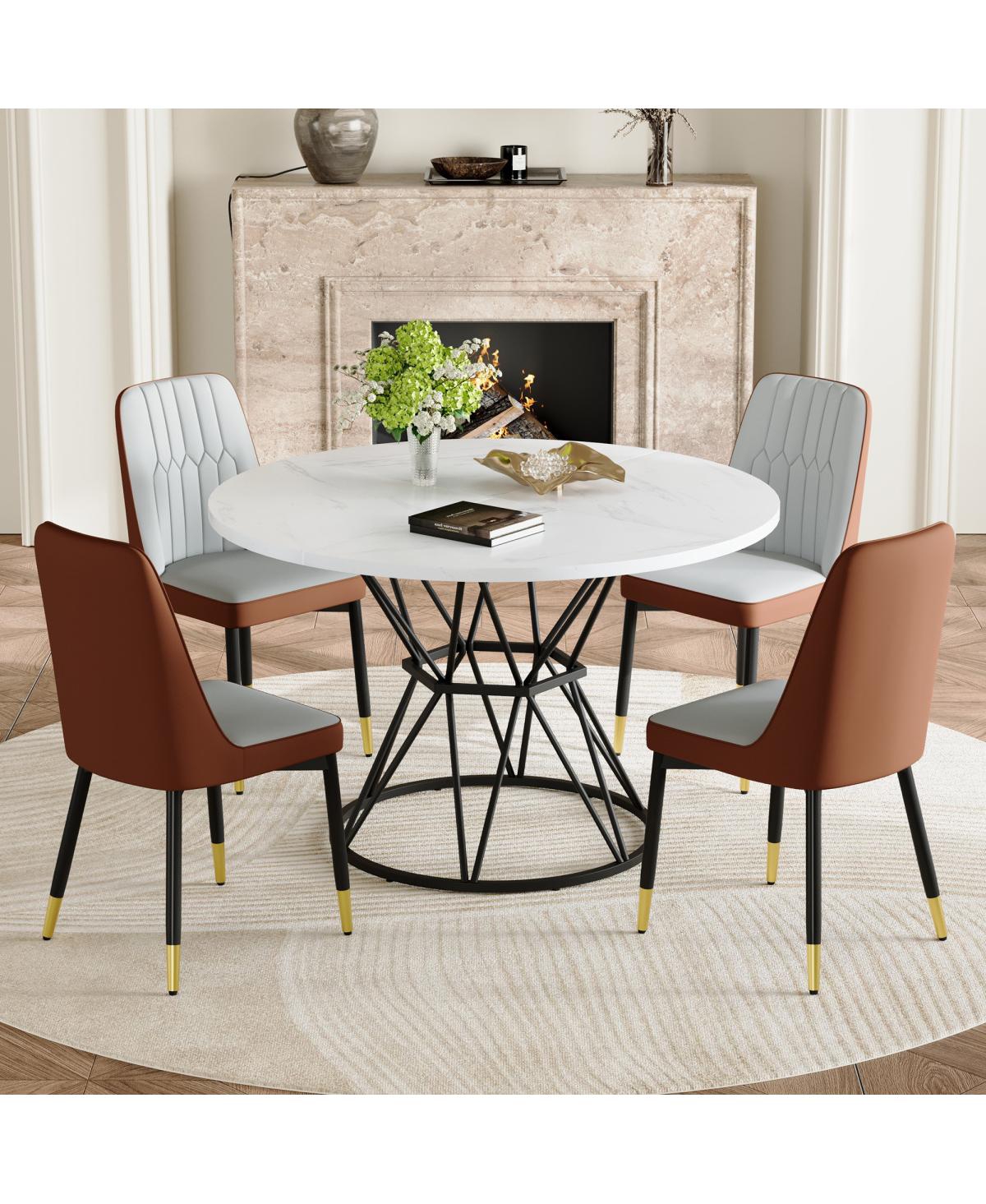 Click here for Streamdale Furniture 47.3 inch Circular Mdf Dining... prices