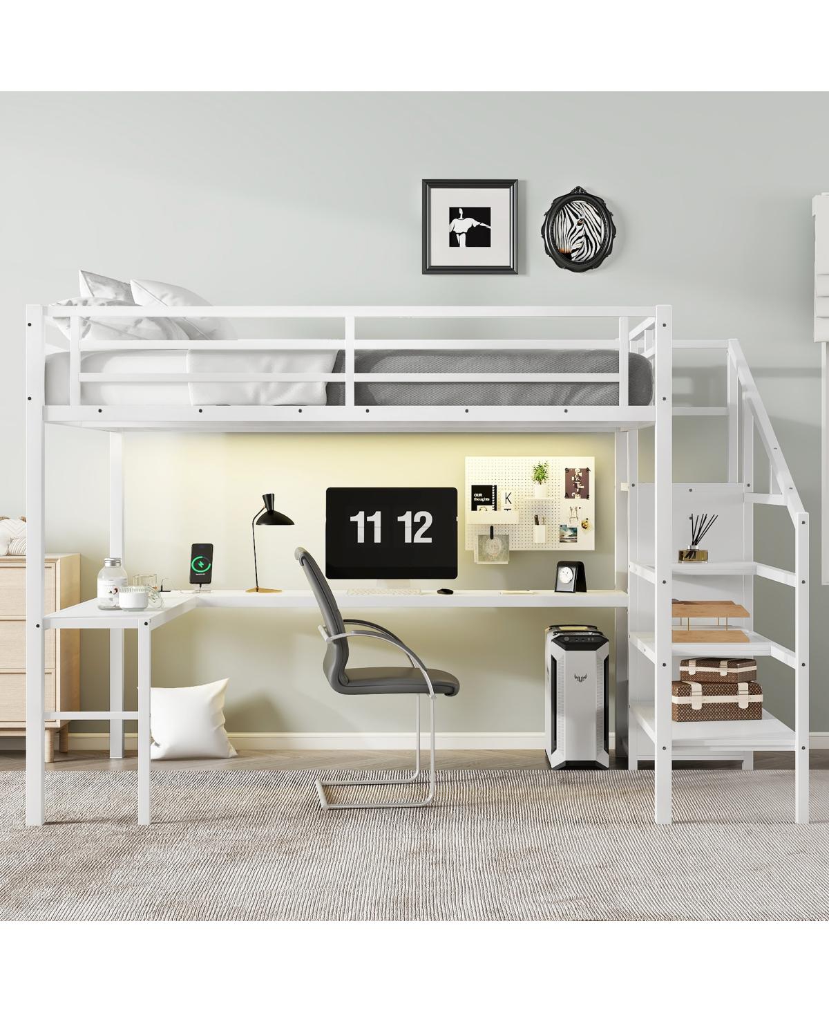 Click here for Streamdale Furniture Queen Loft Bed with L-Shaped... prices