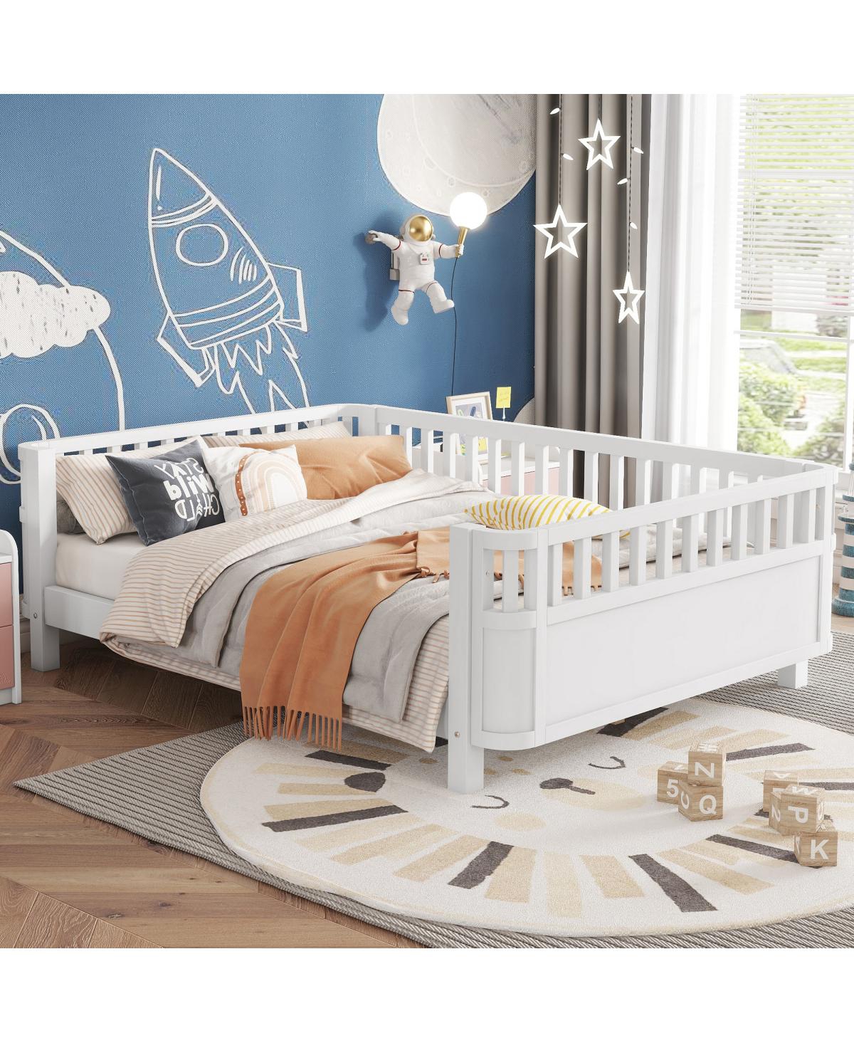 Click here for Streamdale Furniture Full Size Wood Platform Bed w... prices