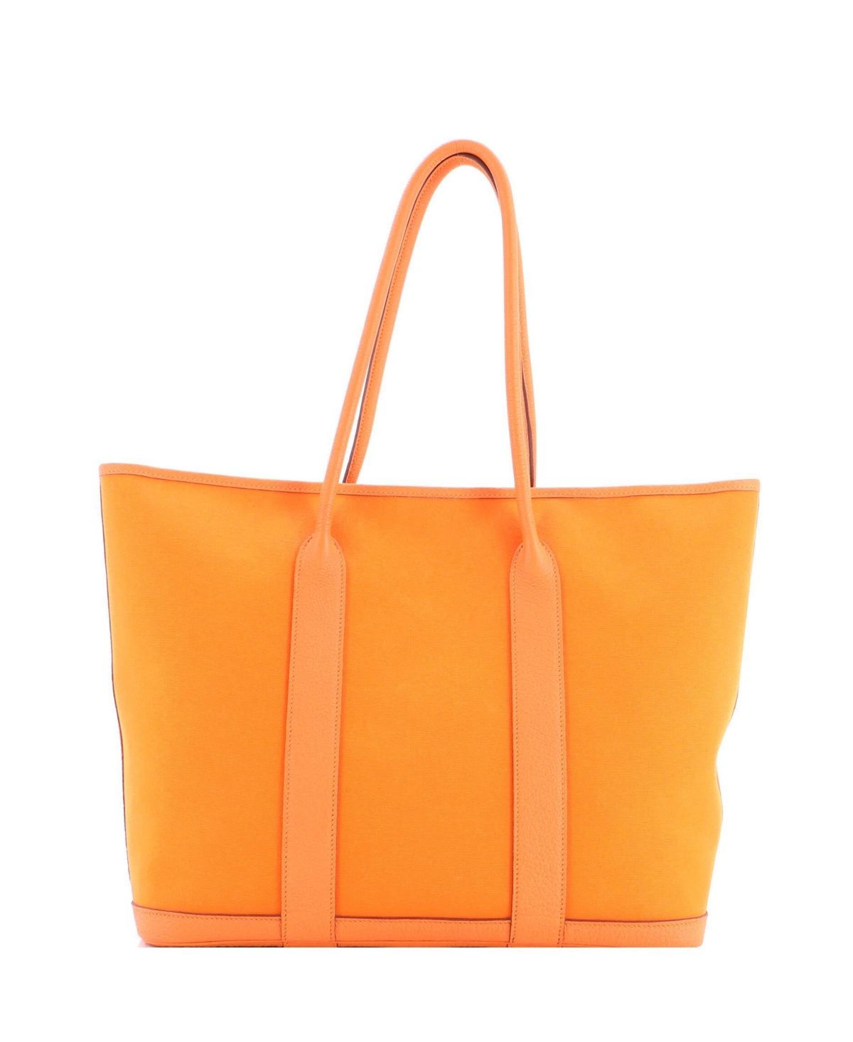 Click here for Pre-Owned HERMES 36 Garden Party Zip Tote Toile an... prices