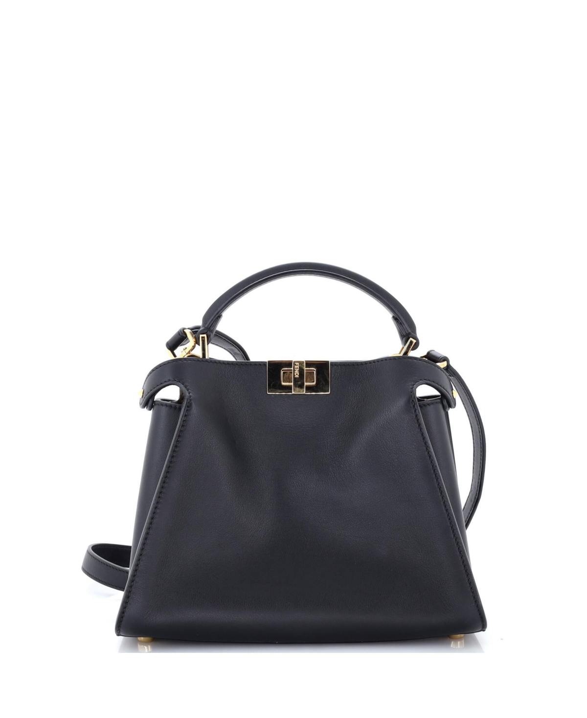 Click here for Pre-Owned Fendi Peekaboo Essentially Bag Leather -... prices