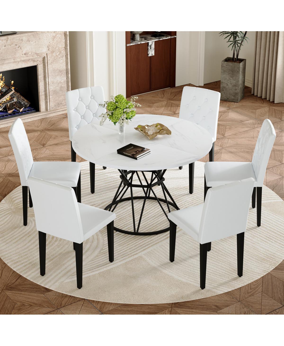 Click here for Streamdale Furniture 47.3 inch Circular Mdf Dining... prices