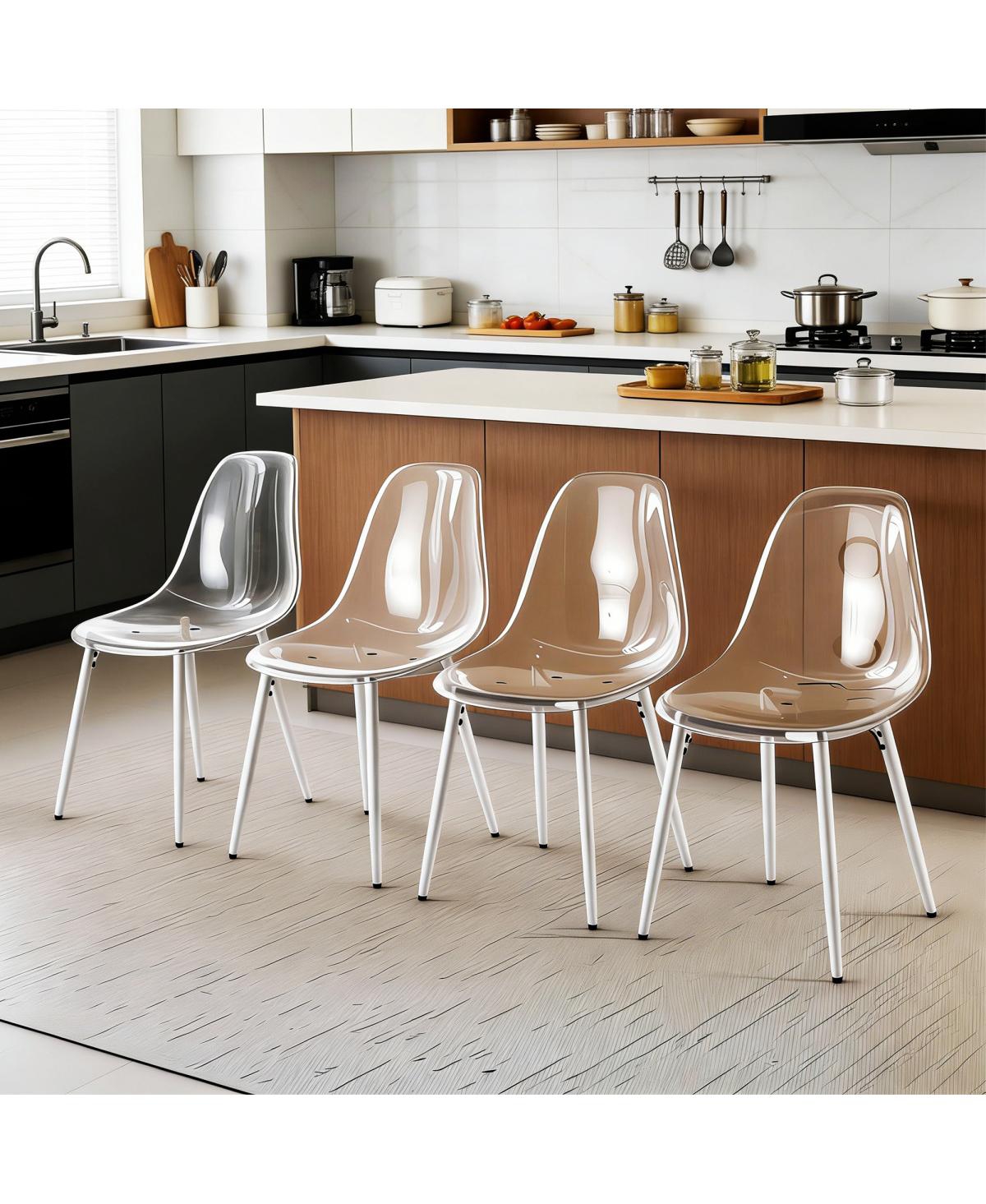 Click here for Streamdale Furniture Modern Transparent Acrylic Di... prices