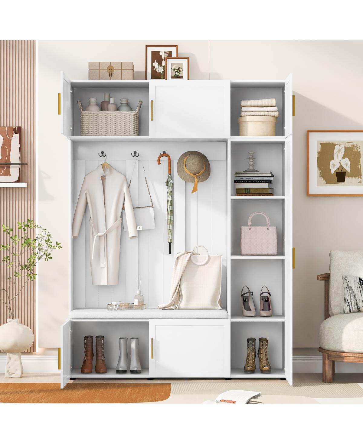 Click here for Streamdale Furniture 4-in-1 American Style Hall Tr... prices