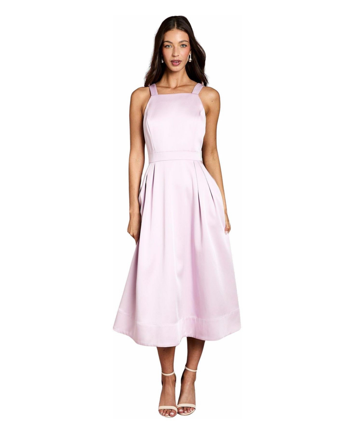 Click here for Coast Womens Fit and Flare Square Neck Midi Dress... prices