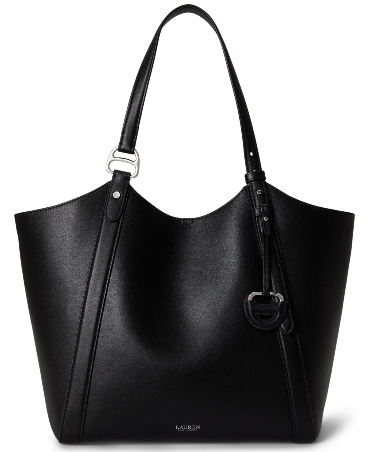 Click here for Lauren Ralph Lauren Tasha Extra-Large Leather Tote... prices