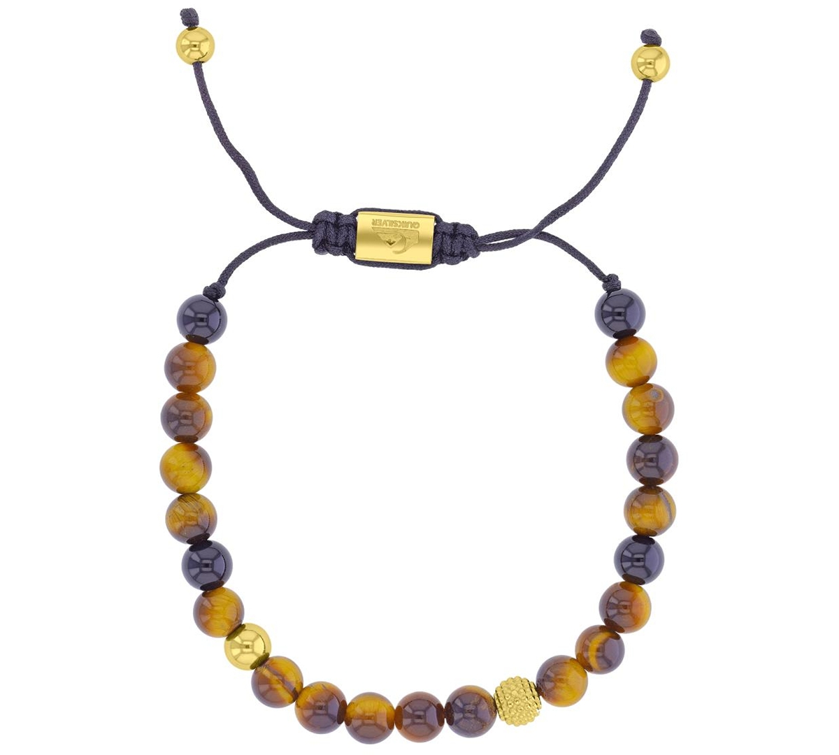 Click here for Quiksilver Mens 18k Gold-Plated Steel Tiger Eye &... prices