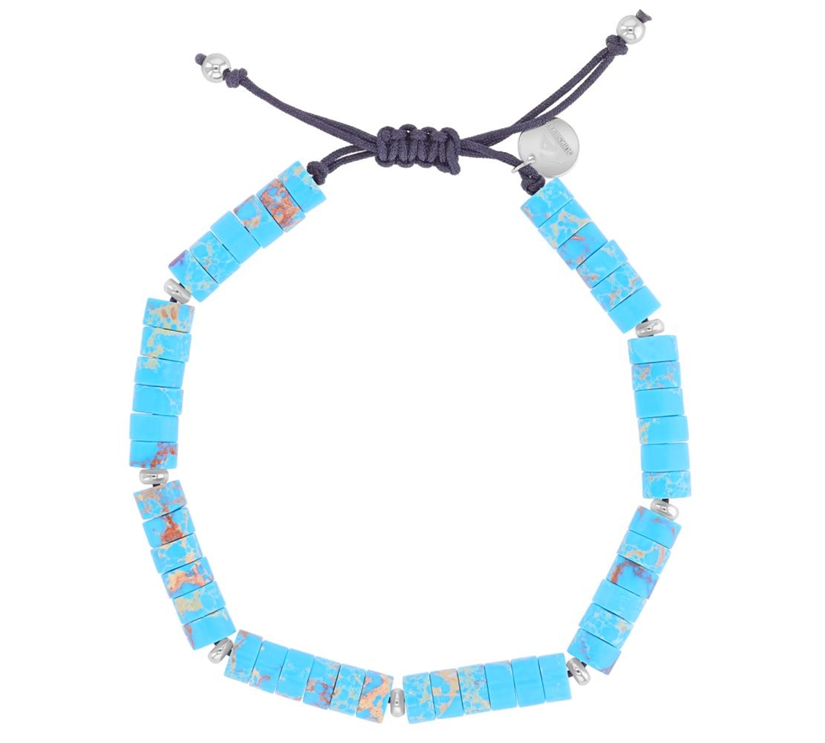 Click here for Quiksilver Platinum-Plated Steel Tag Turquoise Adj... prices