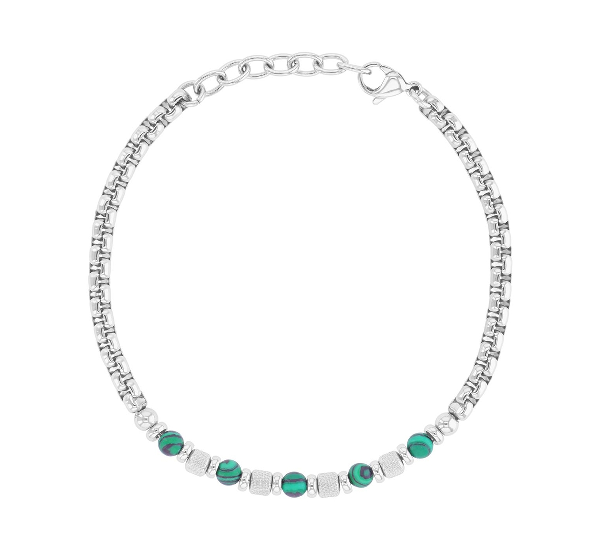 Click here for Quiksilver Mens Platinum-Plated Steel Malachite Ch... prices