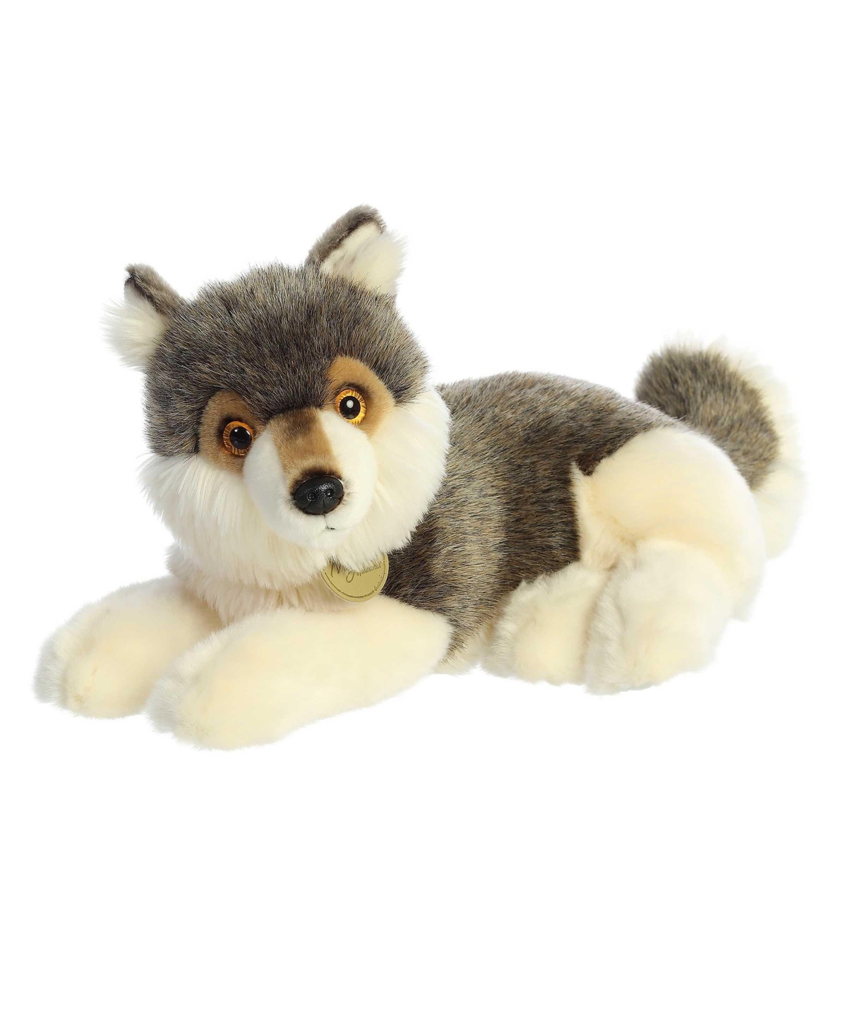 Click here for Aurora Wolf Miyoni Realistic Plush Toy Gray 15 Inc... prices