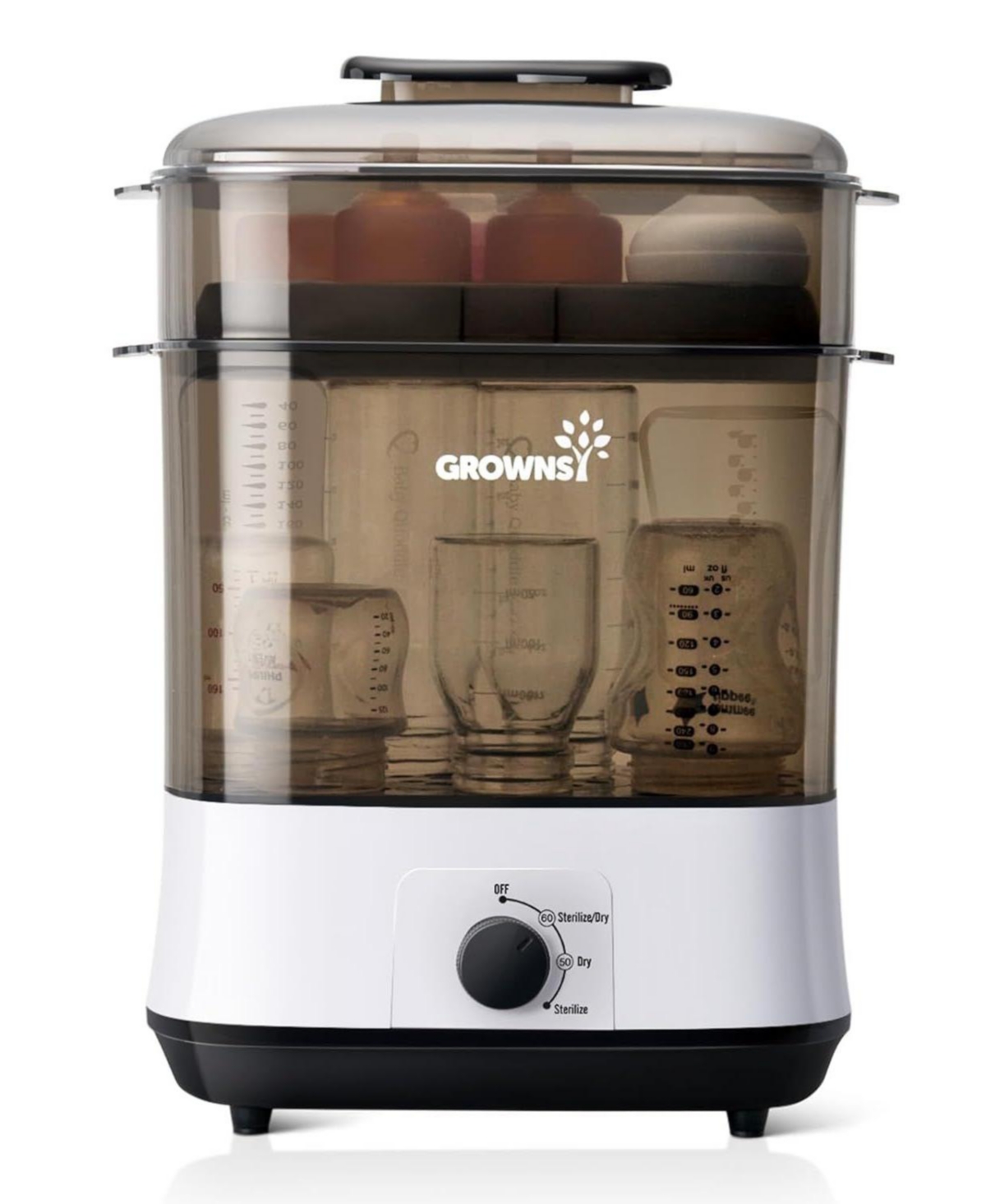 Click here for Grownsy Baby Bottle Sterilizer and Dryer - Brown prices