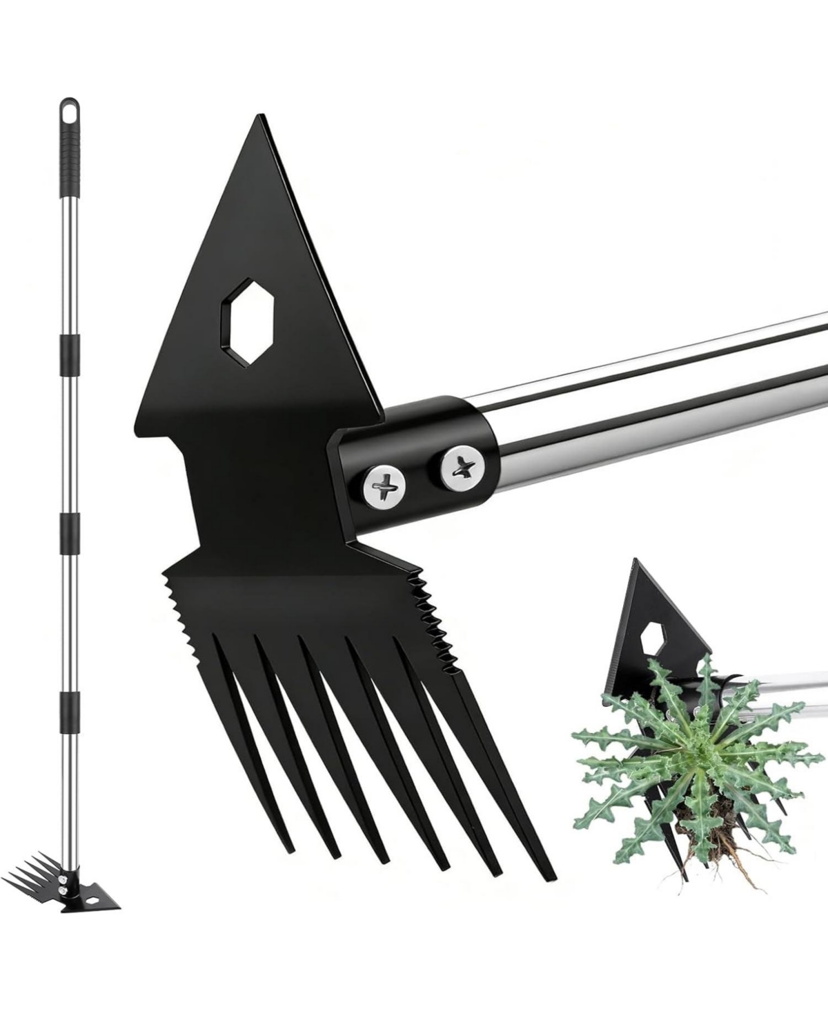 Click here for Xdovet 2-in-1 Weed Puller Dual-head Garden Hoe Wee... prices