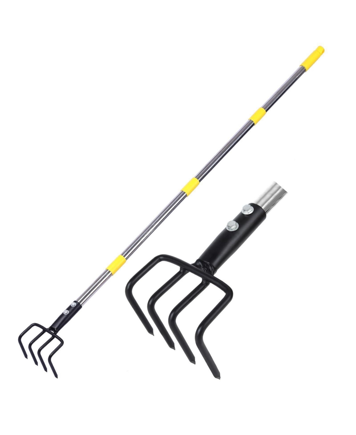 Click here for Xdovet Garden Hand Tiller Cultivator 4-Tine Adjust... prices