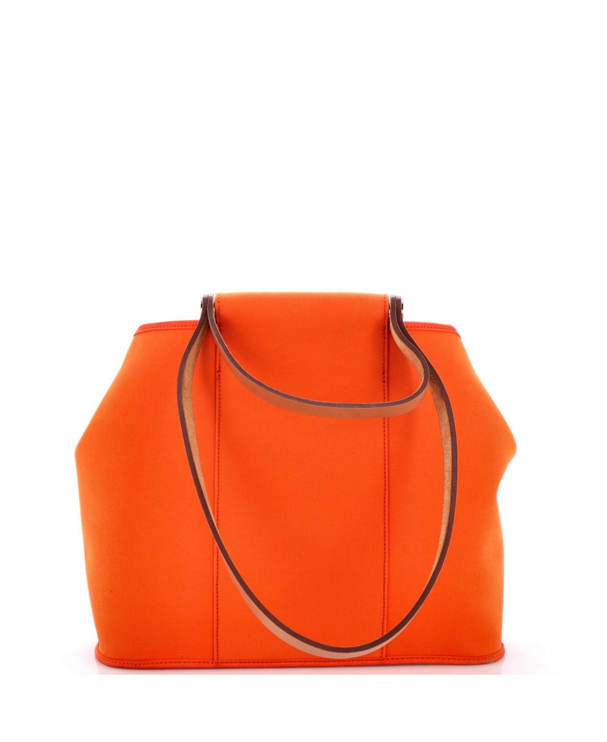 Click here for Pre-Owned HERMES 32 Cabag Handbag Toile and Leathe... prices
